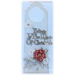 Shaped profile MDF Door Hanger